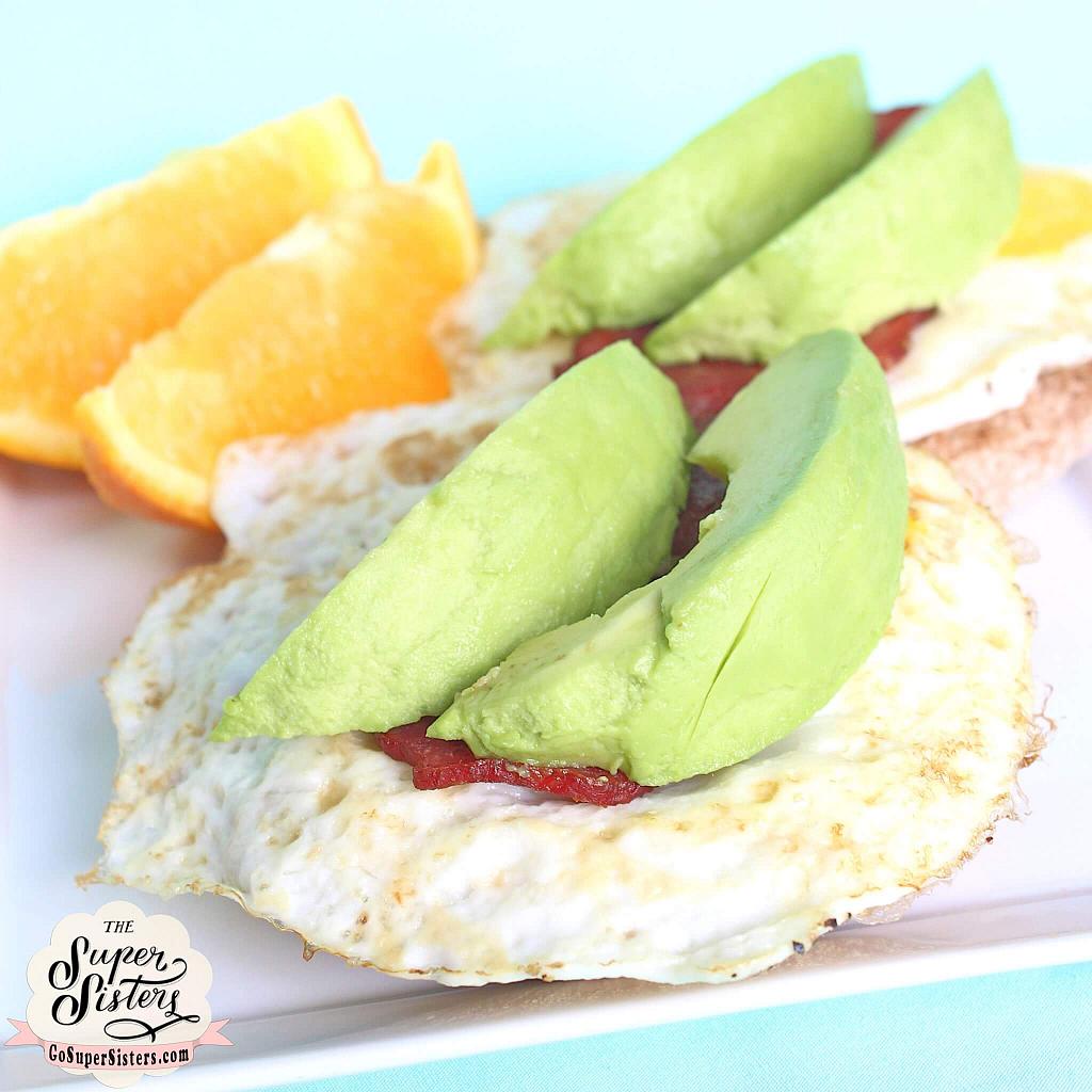 Bacon, Avocado and Egg Sandwich - Bikini Bootcamp by Super Sister Fitness